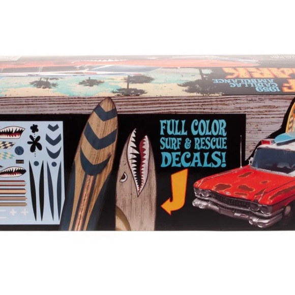 AMT SCALE MODELS | Other | Amt Surf Shark 959 Cadillac Ambulance 125 ...